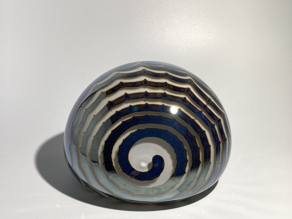 Kerttu Nurminen art glass Merisiili, simpukka siili näkki Nuutajärvi ...