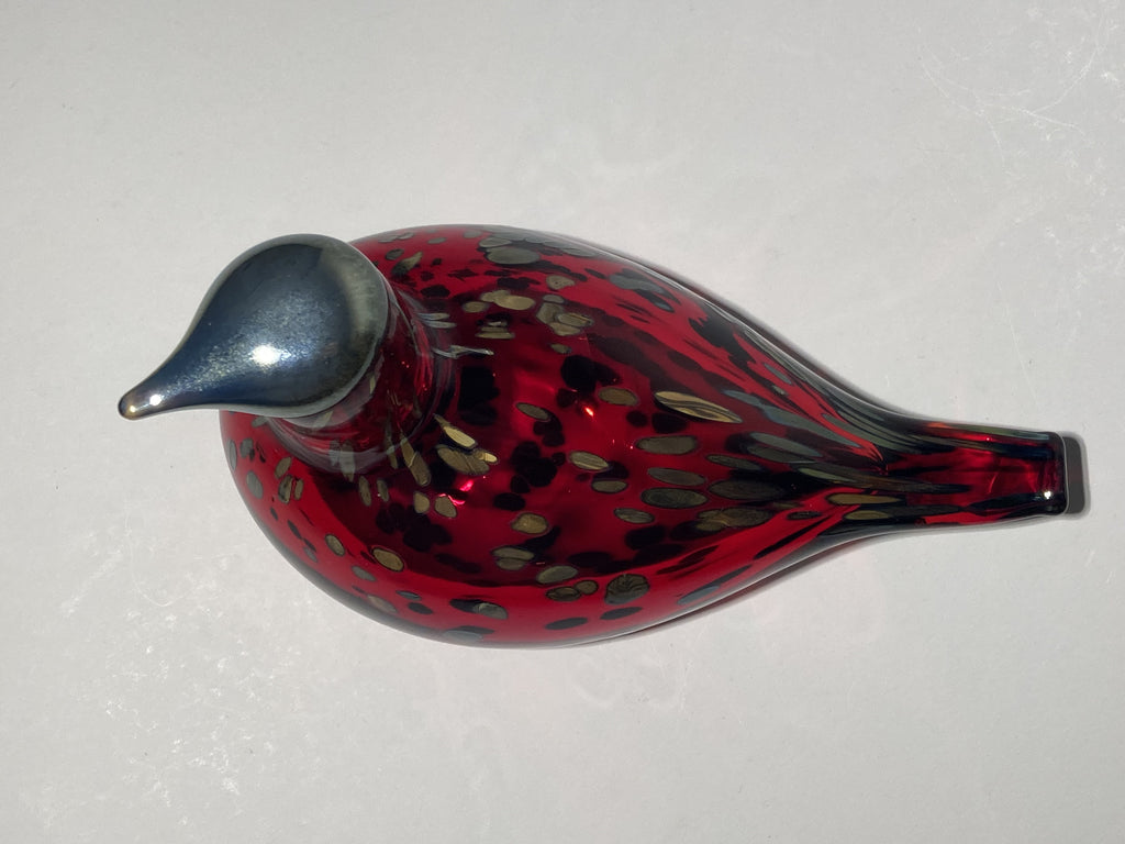 Ruby Bird ruby red by Oiva Toikka Rubiinilintu Nuutajärvi Finland ...